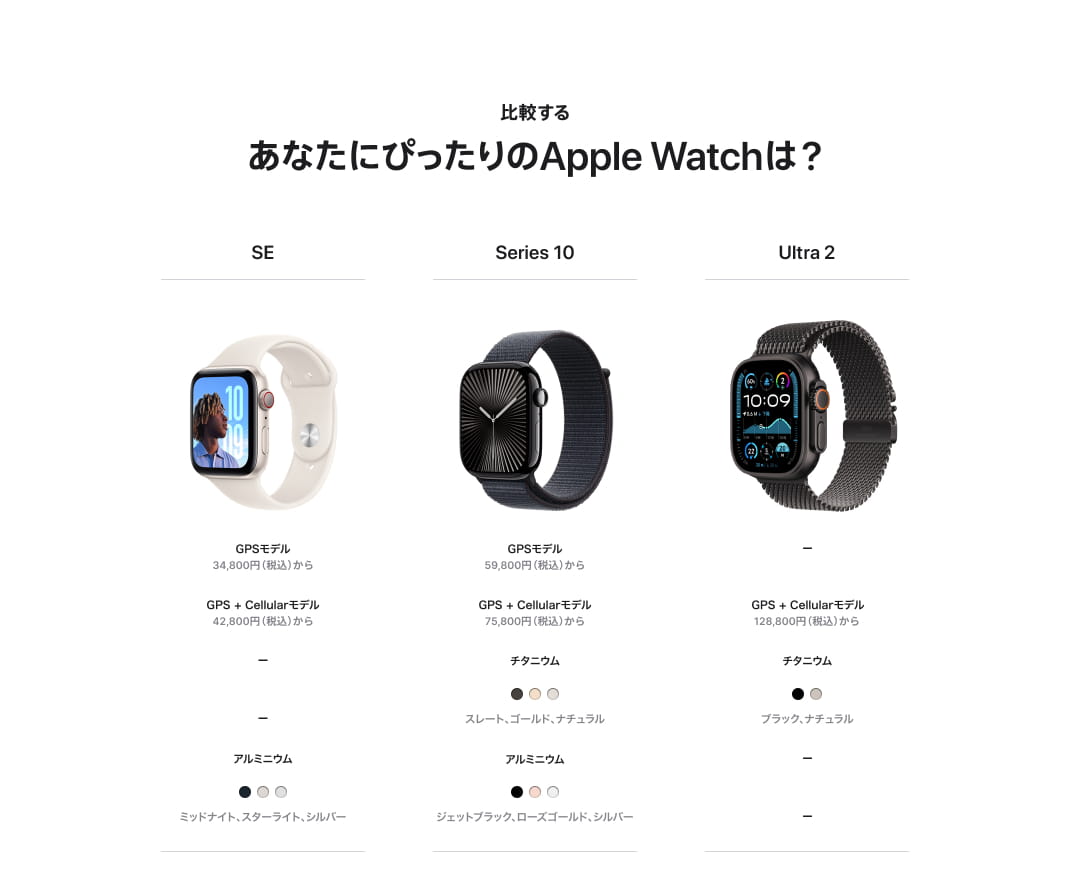 【販売終了】Apple Watch Series 10｜Apple Rewards Store｜永久不滅ポイント・UCポイント交換の「STOREE SAISON（ストーリー セゾン）」